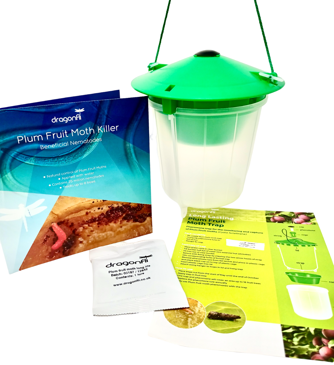 Plum Fruit Moth Nematodes & Trap Bundle - Dragonfli